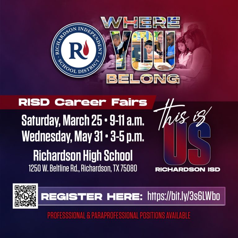 RISD Career Fair May 31 - Richardson ISD