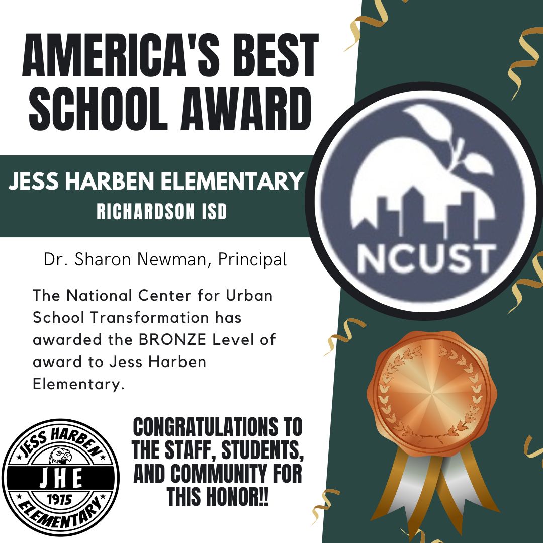 Jess Harben Elementary Recognized as One of America's Best Schools ...
