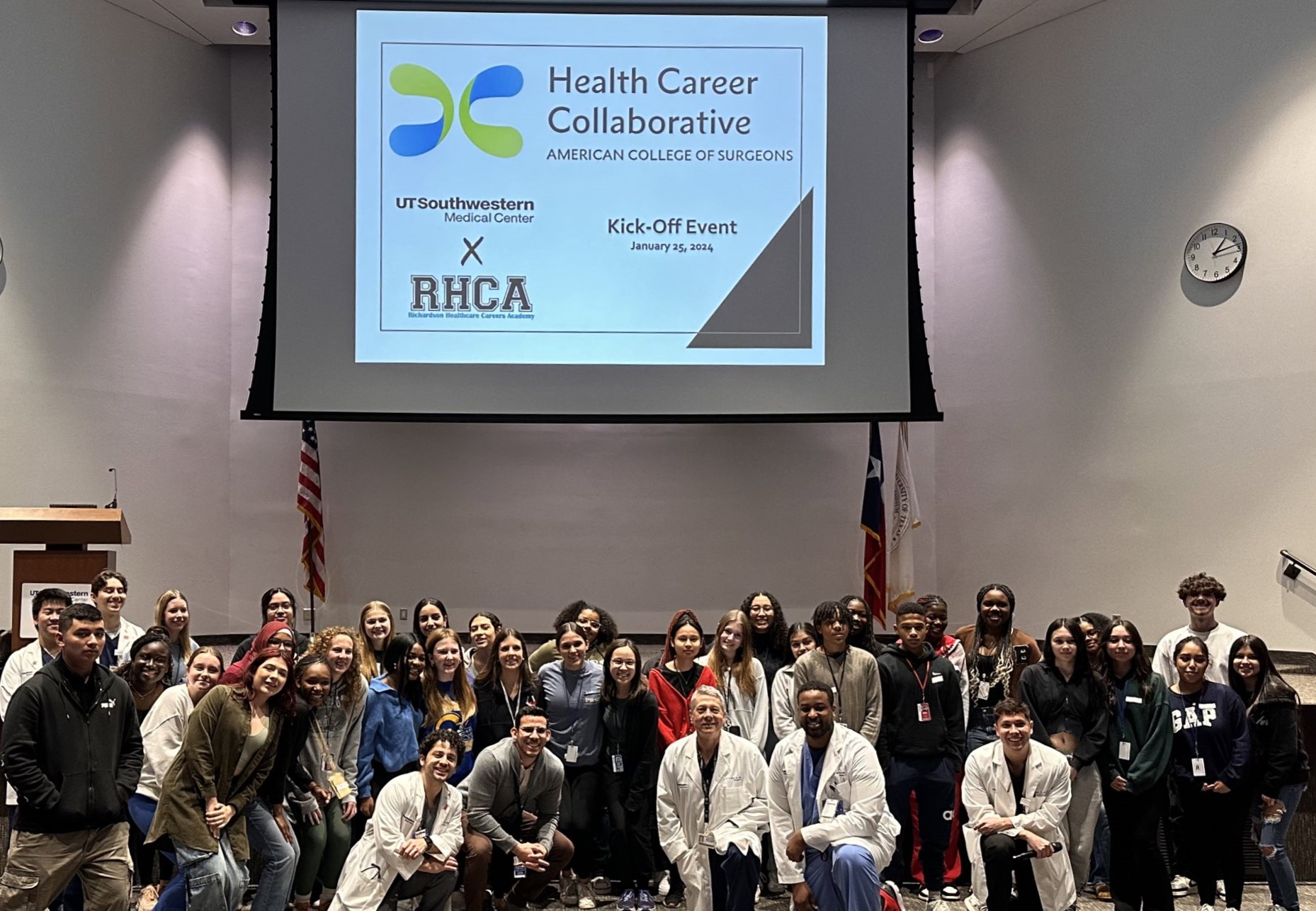 CTE Month – Healthcare Students Gain Mentors at UTSW - Richardson ISD